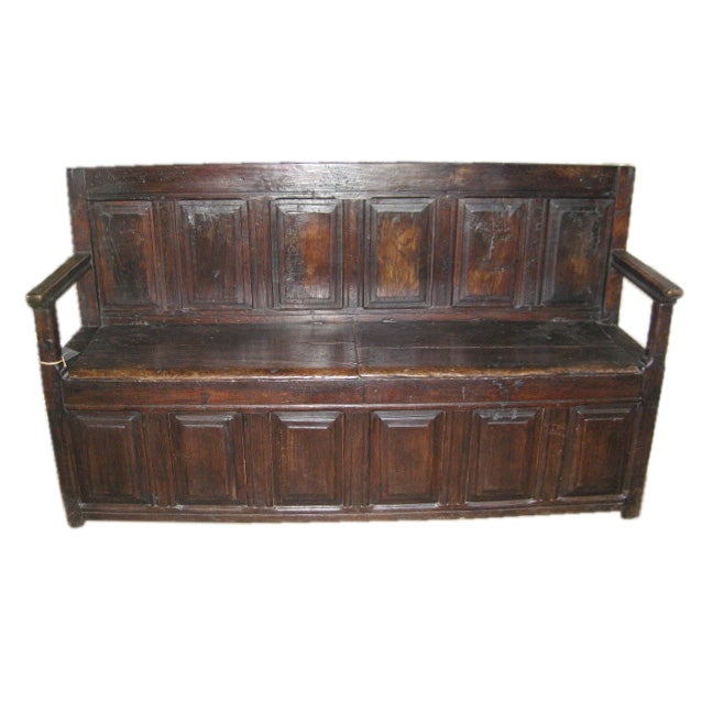 Vintage Church Bench at 1stDibs