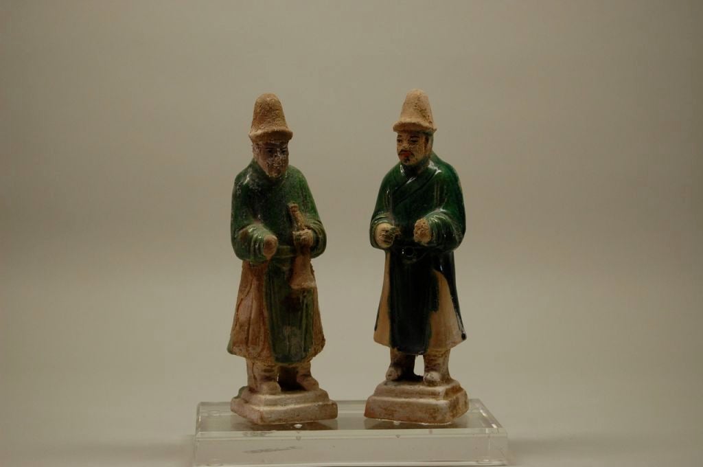 Pair of Ming Dynasty musicians at 1stDibs