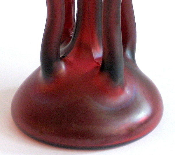Marie Kirschner Loetz Glass Candlestick, circa 1905 For Sale at 1stDibs