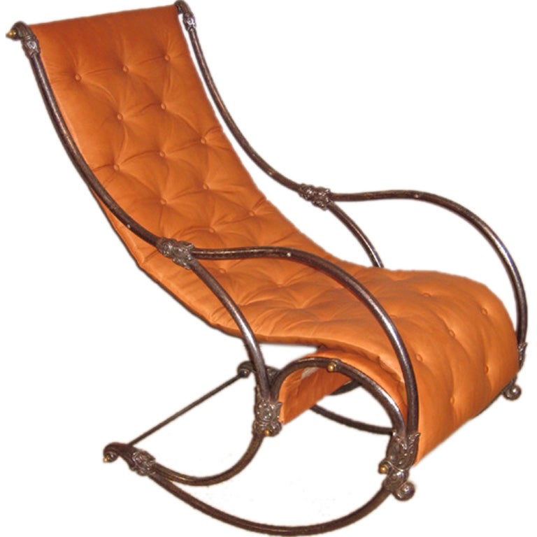 English Metal Rocking Chairs - 10 For Sale on 1stDibs | cast iron ...
