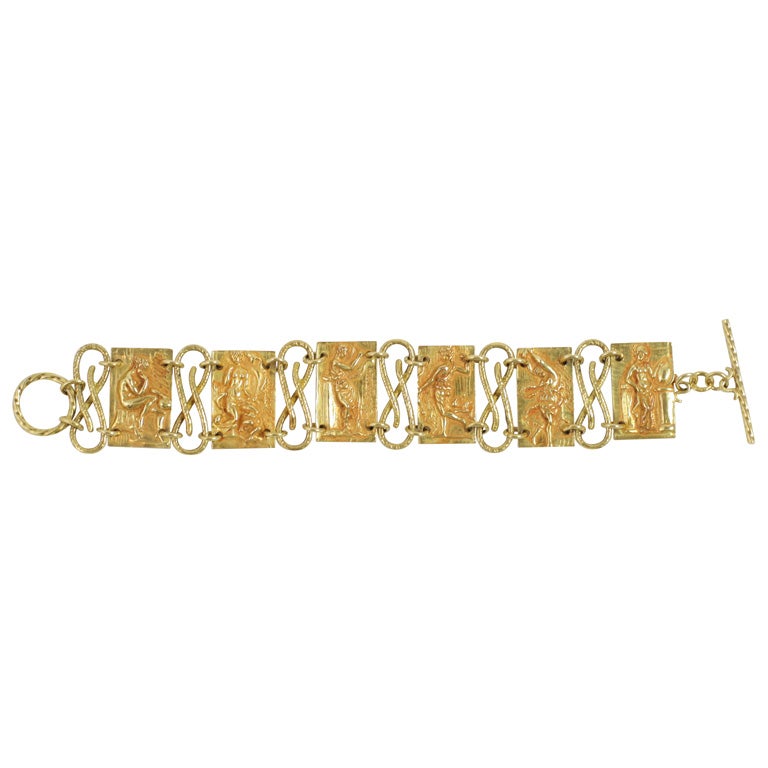 Germano Gold Bracelet For Sale at 1stDibs
