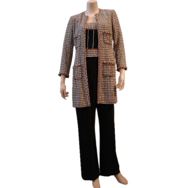 Chanel Tweed Matching Top and Jacket at 1stDibs
