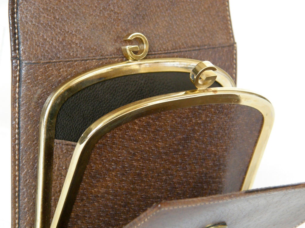 Gucci Pigskin Wallet with Attached Watch at 1stDibs | saint laurent ...