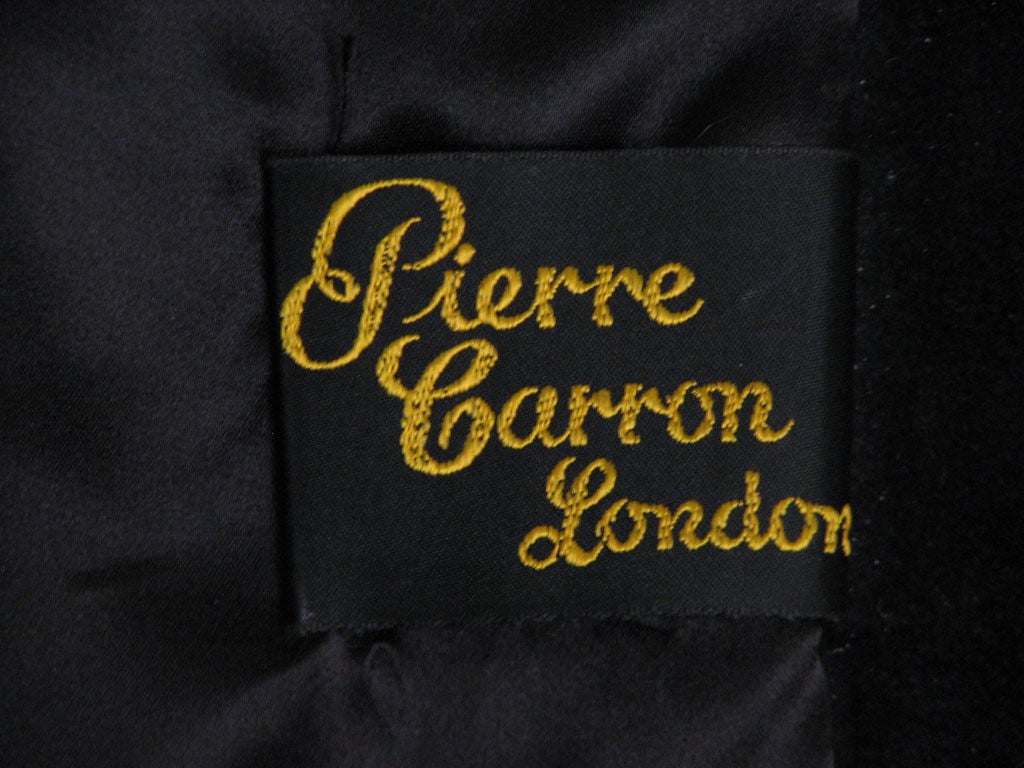 Mod 1960s PIERRE CARRON 'Harlequin' Leather Coat For Sale at 1stDibs