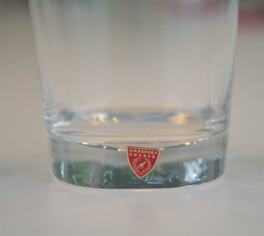 Orrefors "Sven" Barware never used. Most signed and labels For Sale at ...