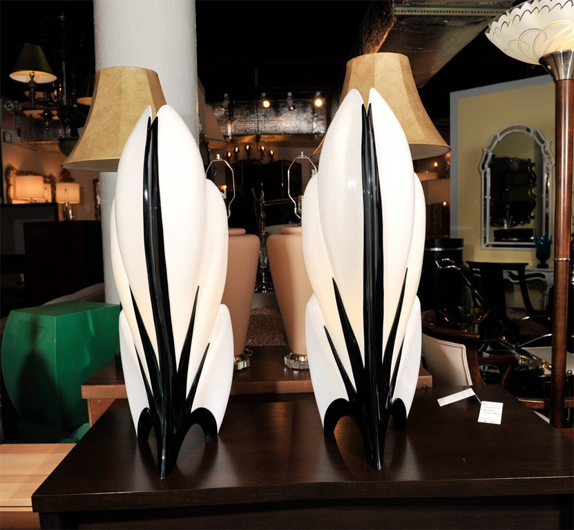 Pair of Rougier Table Lamps at 1stDibs