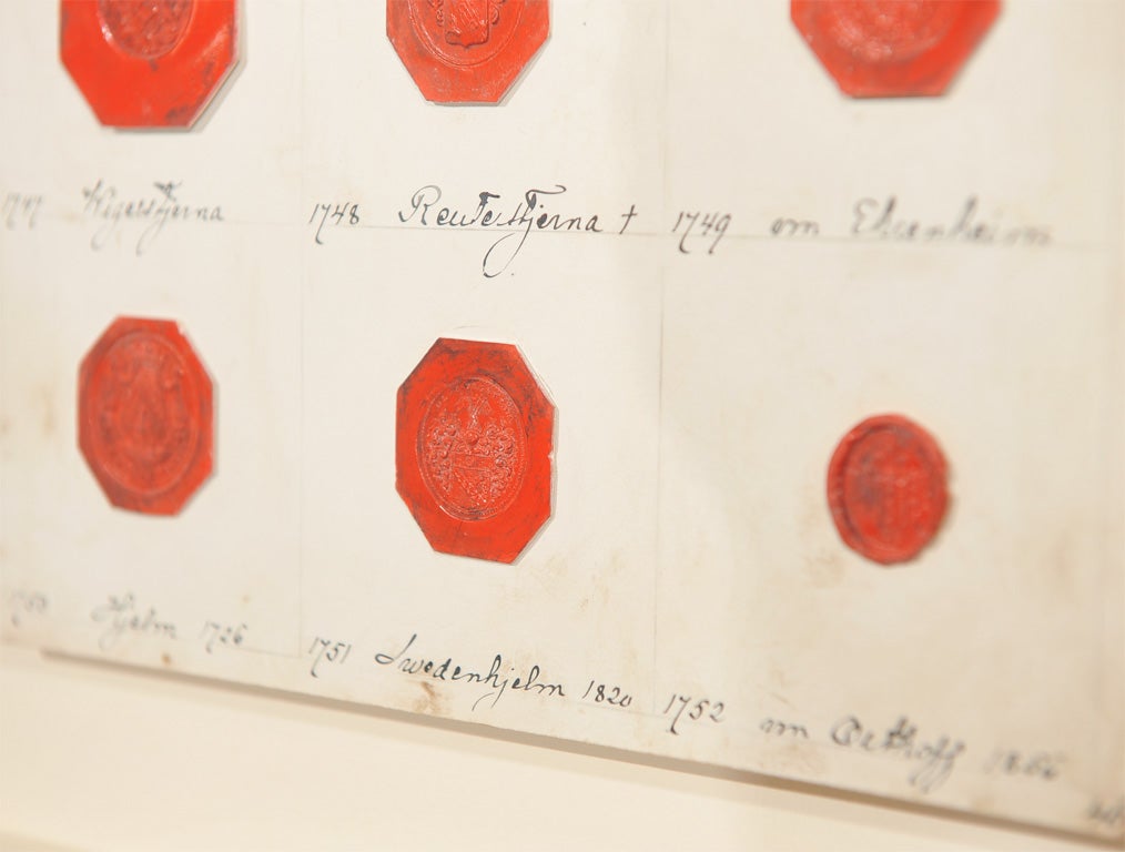18th Century German Wax Seals at 1stDibs