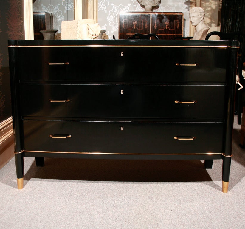 Ebonized Commode by Joseph De Coen For Sale at 1stDibs