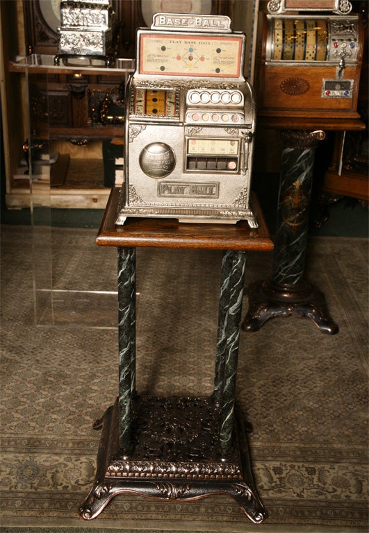A very rare Baseball slot machine For Sale at 1stDibs
