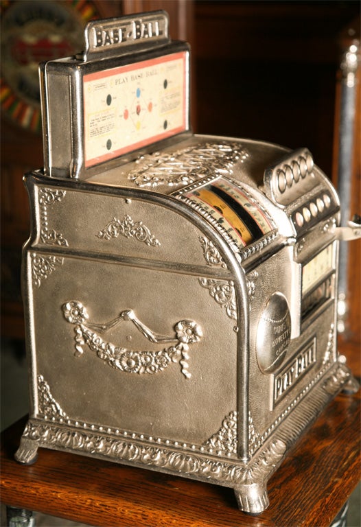 A very rare Baseball slot machine For Sale at 1stDibs