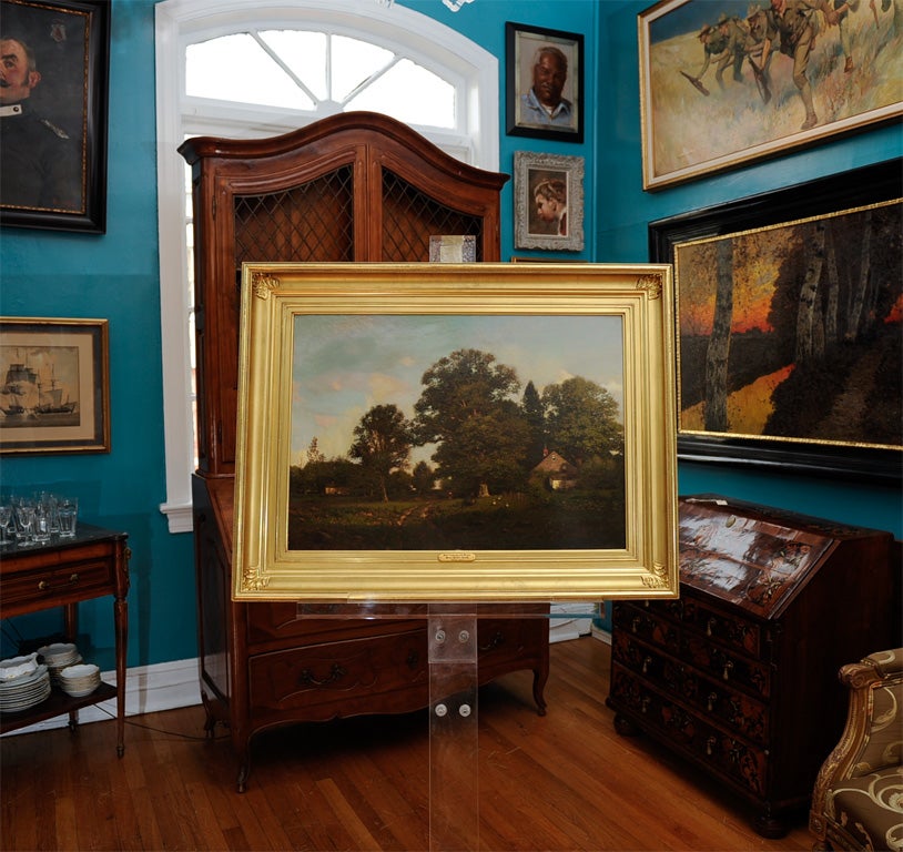 "Sunset over a Cape Cod Farm" by Henry Pember Smith at 1stDibs