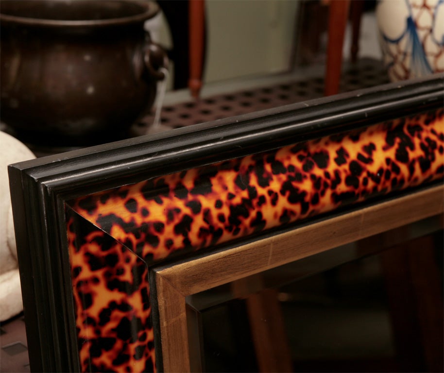 Faux Turtle shell frame For Sale at 1stDibs