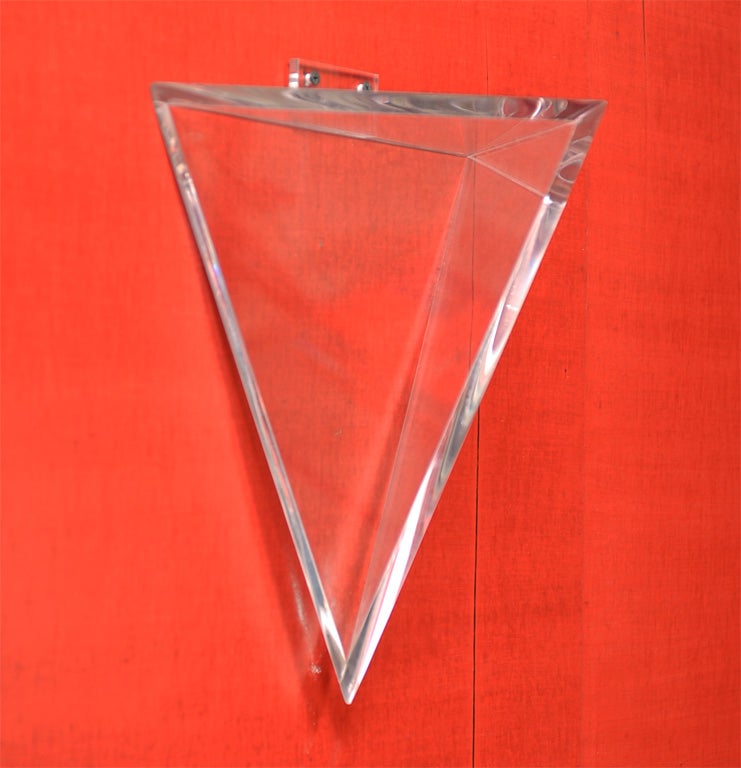 Acrylic Bracket For Sale at 1stDibs