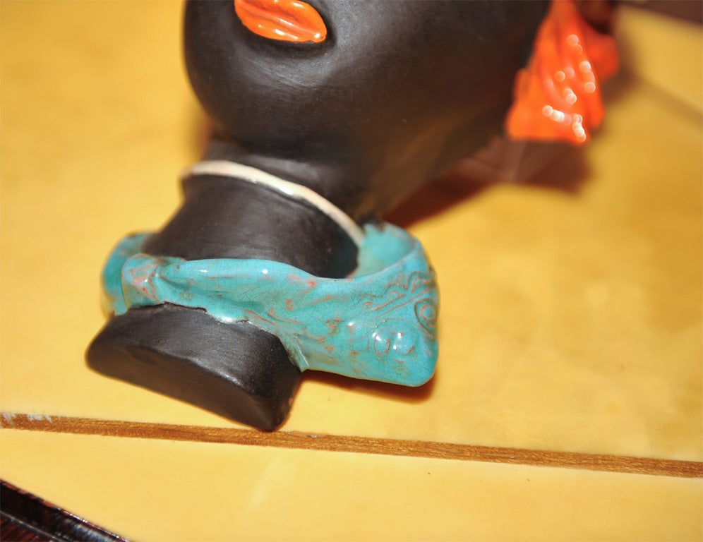 Art Deco Goldscheider Mask at 1stDibs