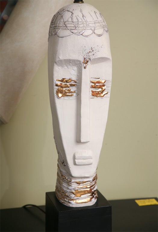 Unique Head Sculpture Table Lamp at 1stDibs