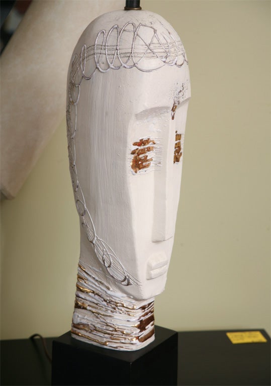 Unique Head Sculpture Table Lamp at 1stDibs