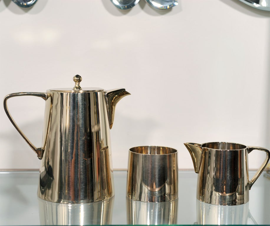 Three-Piece Coffee Serving Set For Sale at 1stDibs