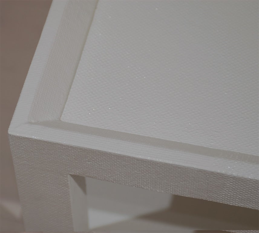 White Rectangle Coffee Table at 1stDibs