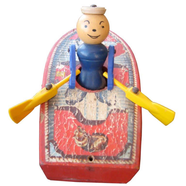 Toy Row Boat at 1stDibs