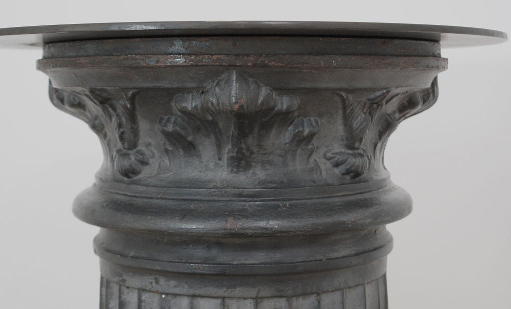 Cast Iron Column Base at 1stDibs