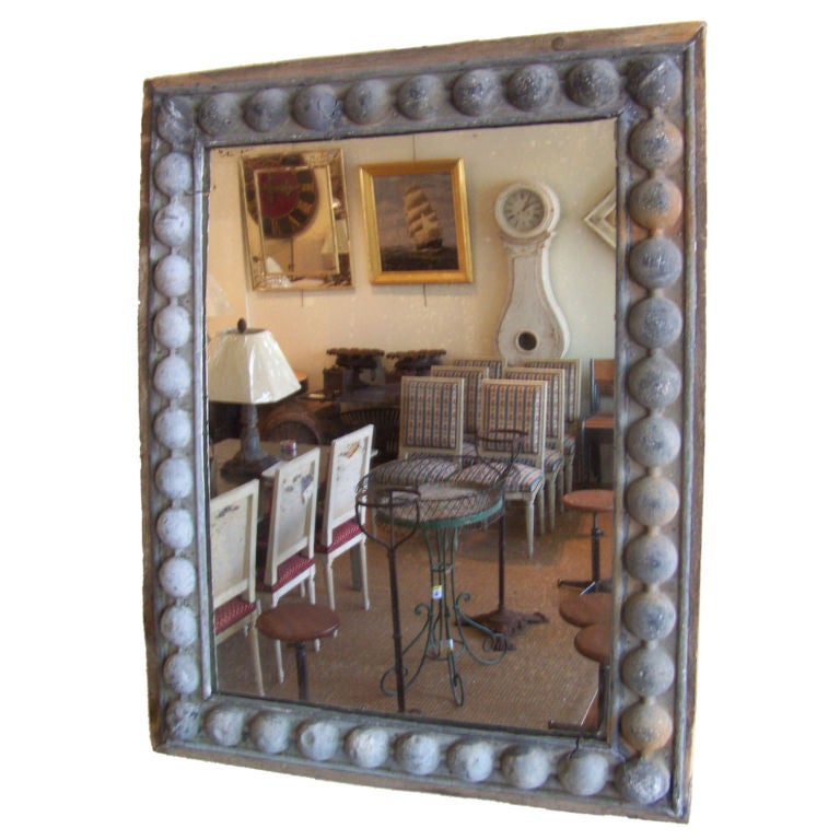 Zinc molding mirror at 1stDibs