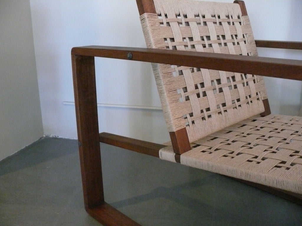 Atelier Walnut Woven Chairs at 1stDibs