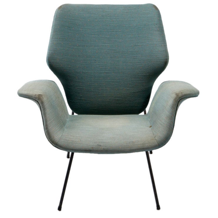 High Back Chair by Alvin Lustig at 1stDibs | alvin lustig chair