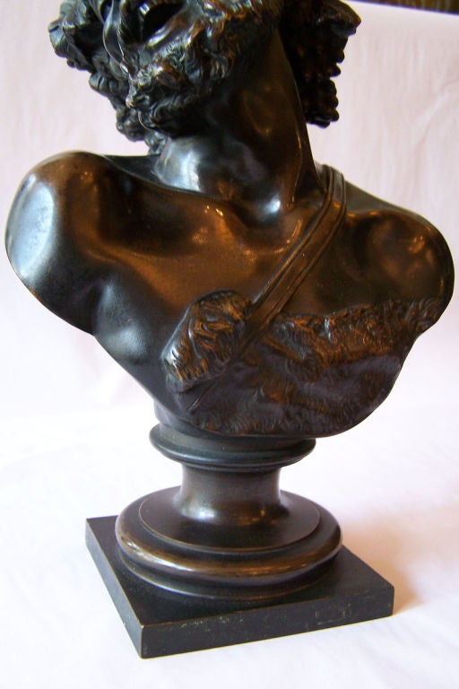 19thC Bronze Bust of Bacchus at 1stDibs | bacchus bust, bronze bacchus ...