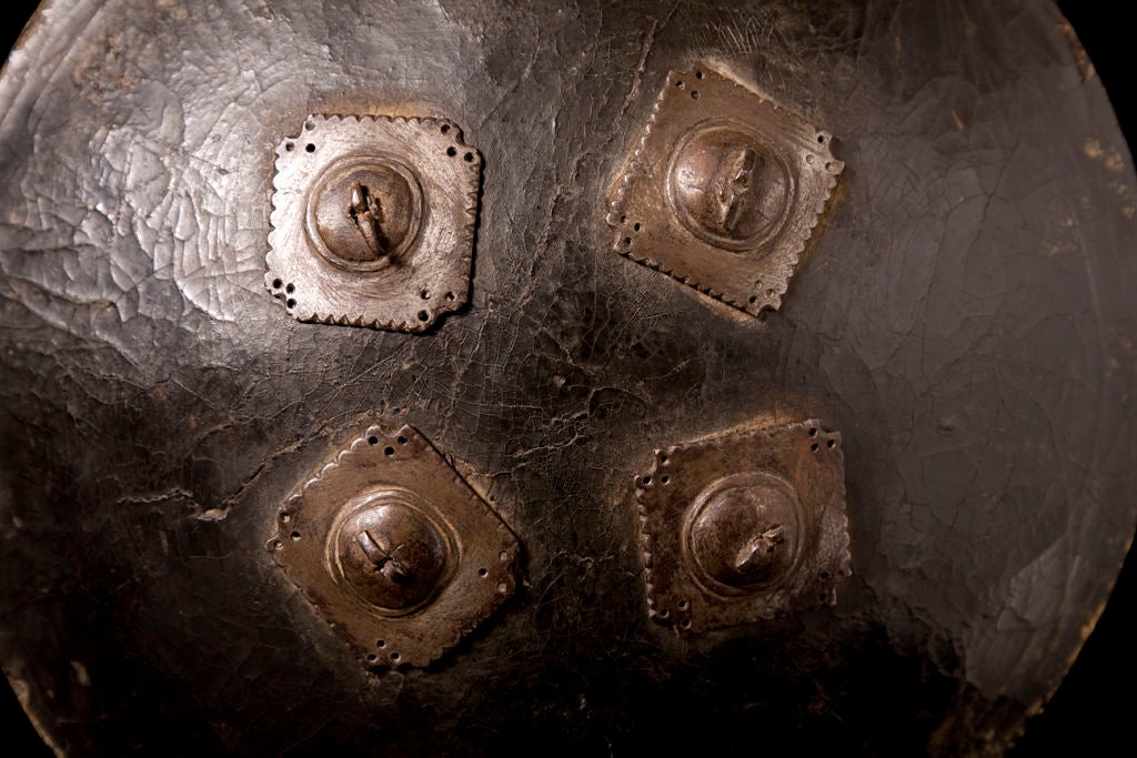 African Animal Skin Shield at 1stDibs