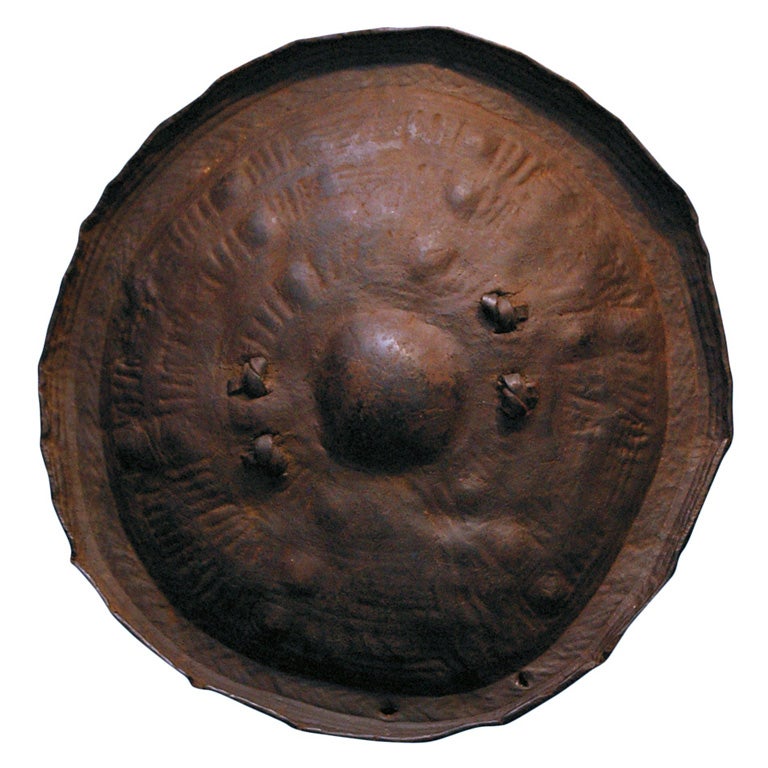 African Animal Skin Shield at 1stDibs