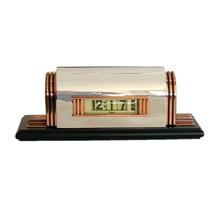 Rare Streamline Art Deco Clock by KEM Weber for Lawson at 1stDibs