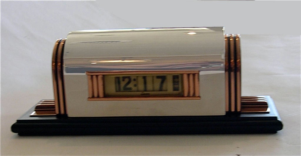 Rare Streamline Art Deco Clock by KEM Weber for Lawson at 1stDibs