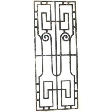 Art Deco Window Grate at 1stDibs