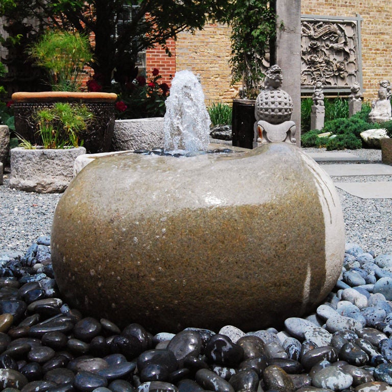 Moon-Shaped Fountain at 1stDibs