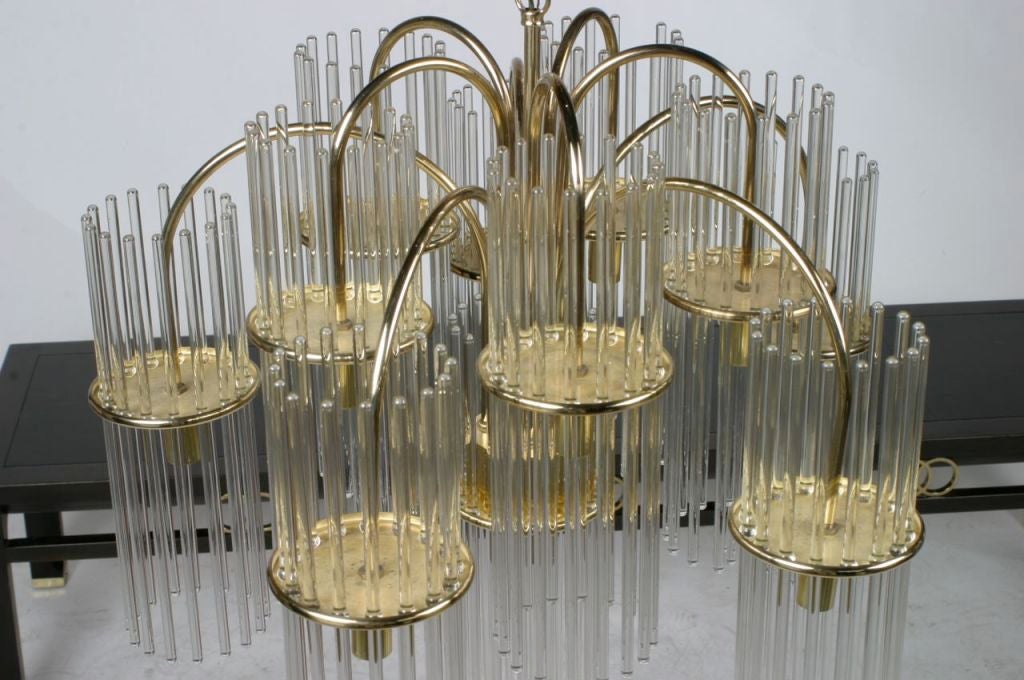 Lightolier glass rod light fixture at 1stDibs | glass rod light fixtures