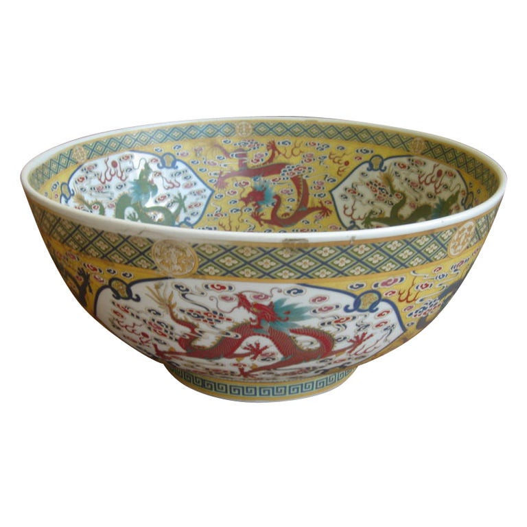 Chinese Center Bowl at 1stDibs