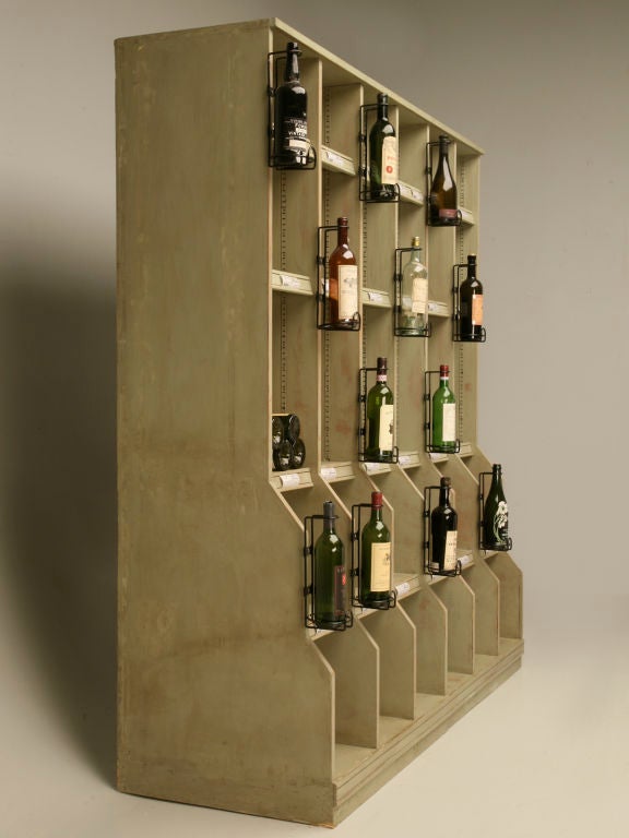 Vintage French Wine Store Fitting at 1stDibs