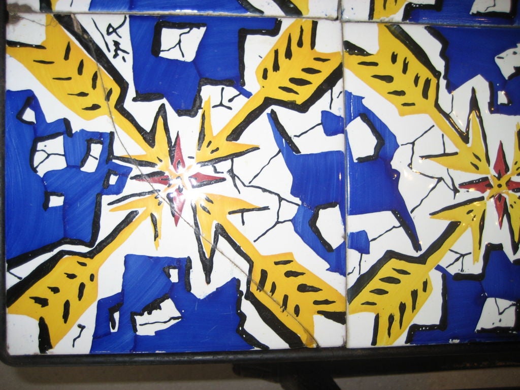 Salvador Dali Tile Table at 1stDibs