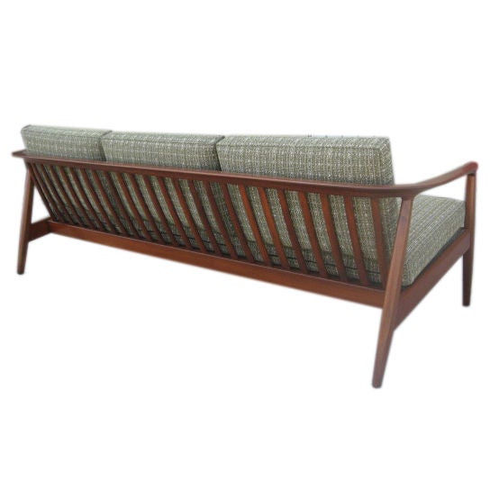 Slat Back Open Frame Sofa by Folke Ohlson for Dux at 1stDibs