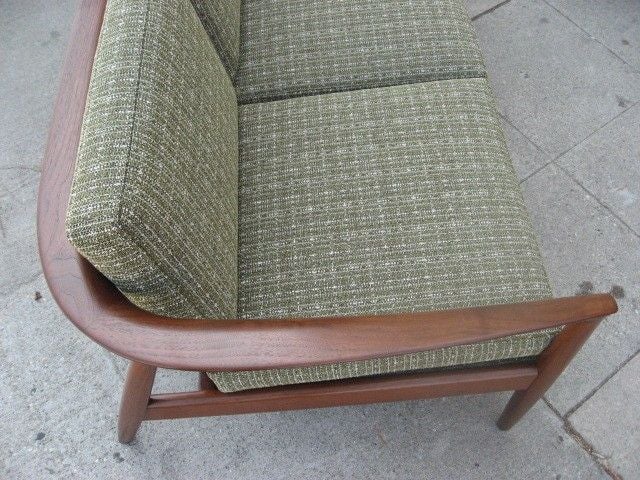 Slat Back Open Frame Sofa by Folke Ohlson for Dux at 1stDibs