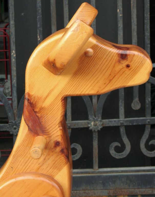 Hand Made Childrens Rocking Kangaroo at 1stDibs