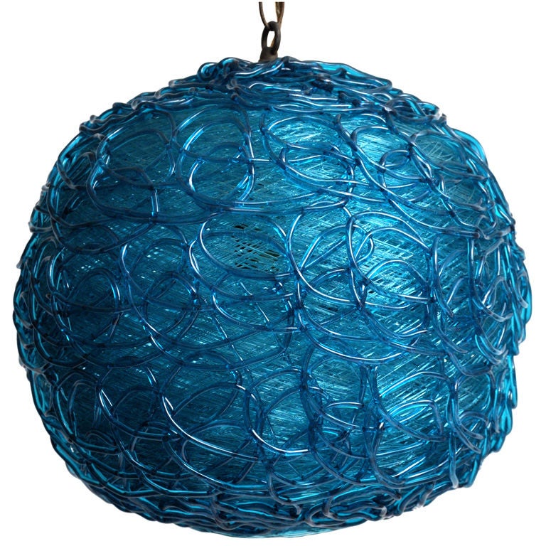 AQUA SPAGHETTI LIGHT FIXTURE at 1stDibs