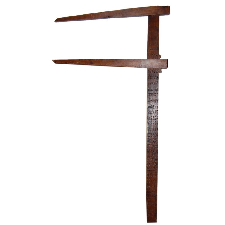 1890's Lumber Calipers at 1stDibs