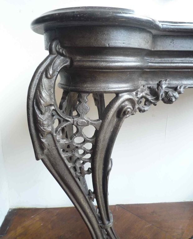 Cast Iron Console Table at 1stDibs
