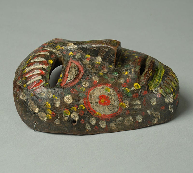 Rare 19th Century Afro-Peruvian Dance Mask For Sale at 1stDibs