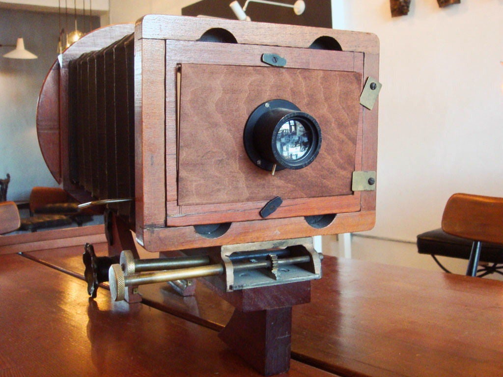 Antique Wood Camera at 1stDibs