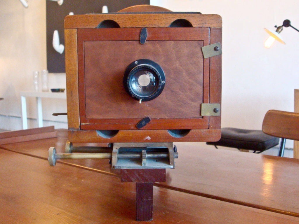Antique Wood Camera at 1stDibs