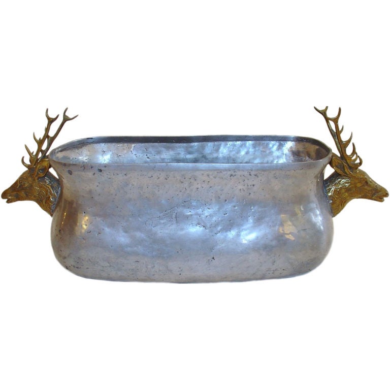 Pewter Planter at 1stDibs