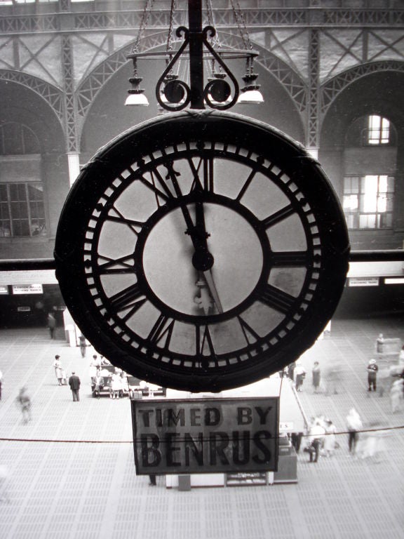 Photograph, Penn Station Clock For Sale at 1stDibs