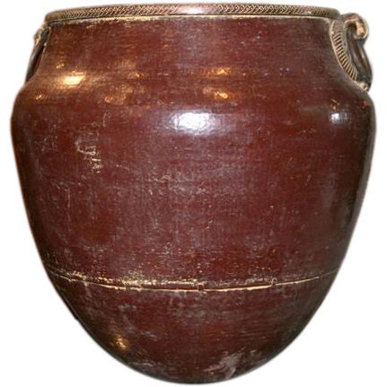 Large Red Copper Pot at 1stDibs